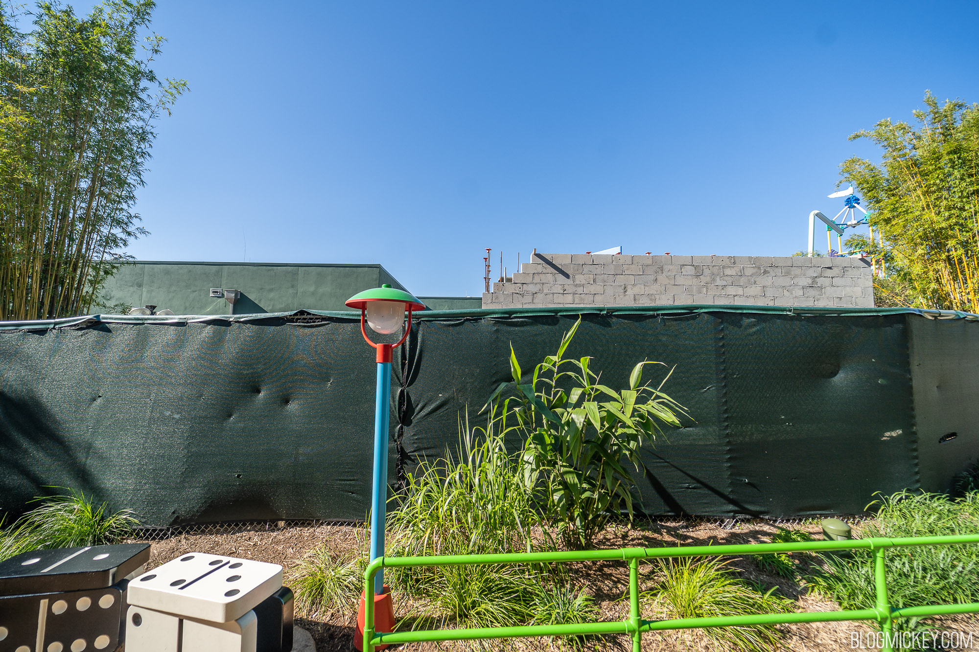 Mystery Backstage Structure Goes Vertical in Toy Story Land