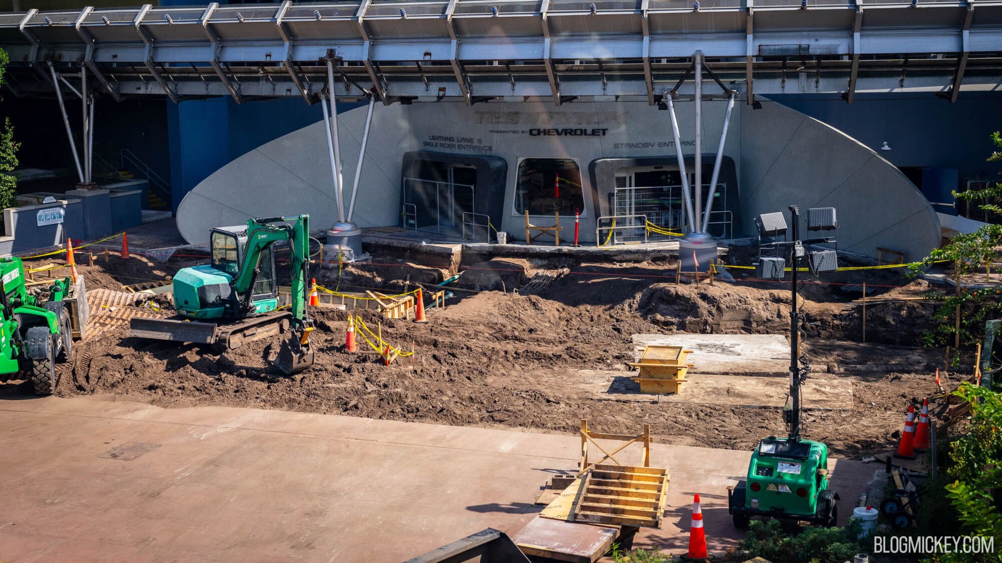 Foundations Poured, More Hardscape Work for Test Track 3.0 New Entrance ...