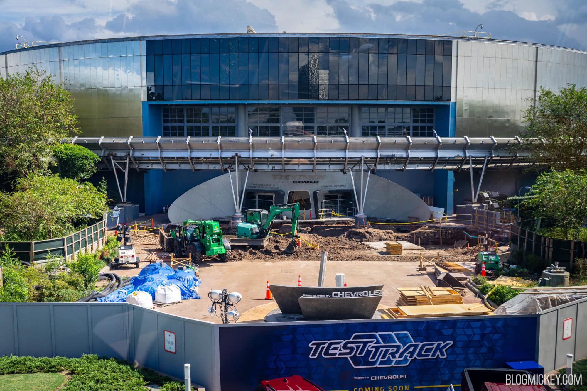 Foundations Poured, More Hardscape Work for Test Track 3.0 New Entrance ...