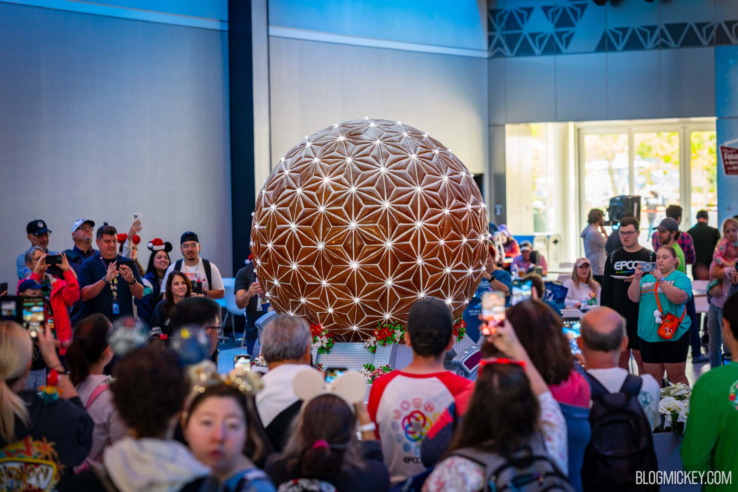 Gingerbread Spaceship Earth Display Returns for 2025 EPCOT Festival of ...