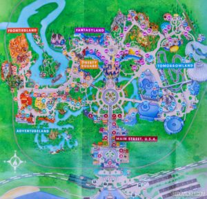 New Park Map Debuts at Magic Kingdom (January 2025)