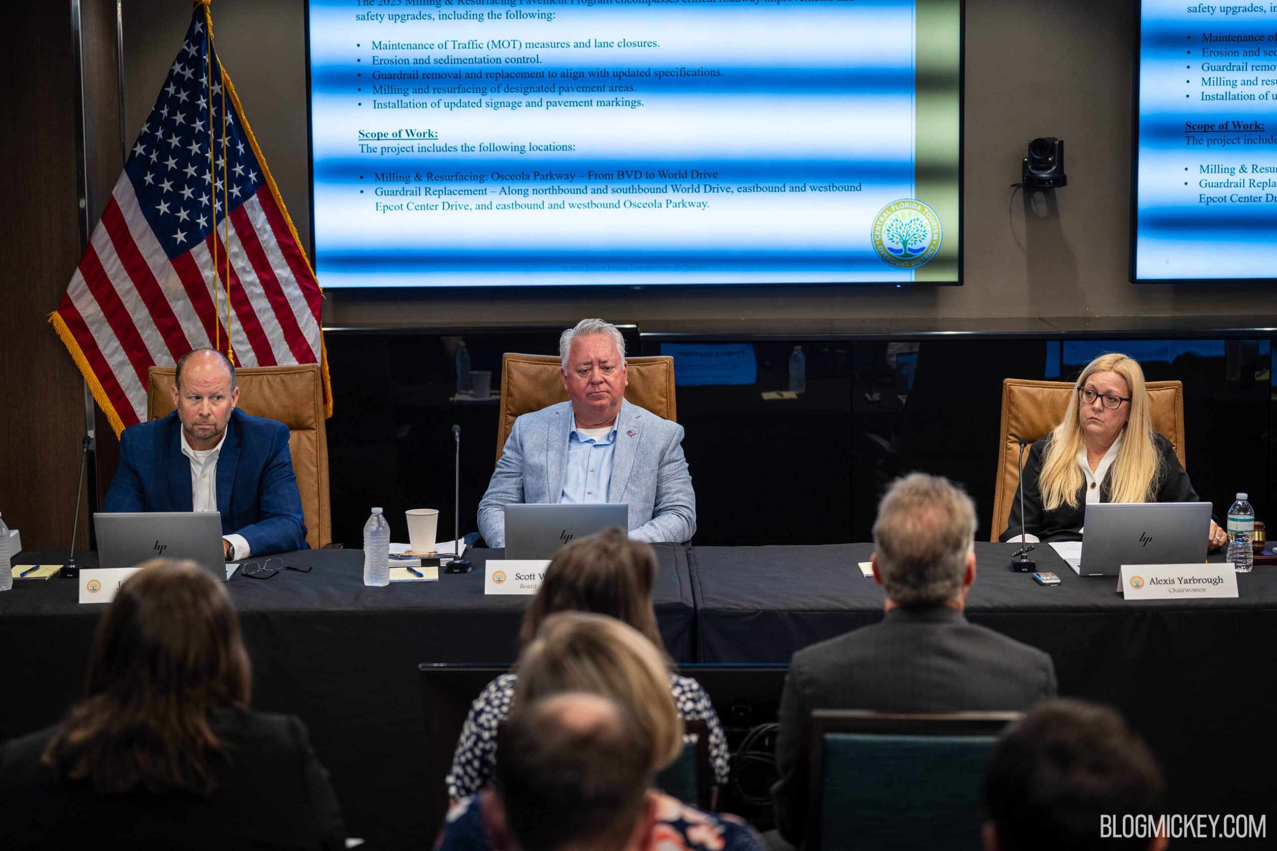 New Disney Oversight District Board Members Attend First Public Meeting Following DeSantis ...