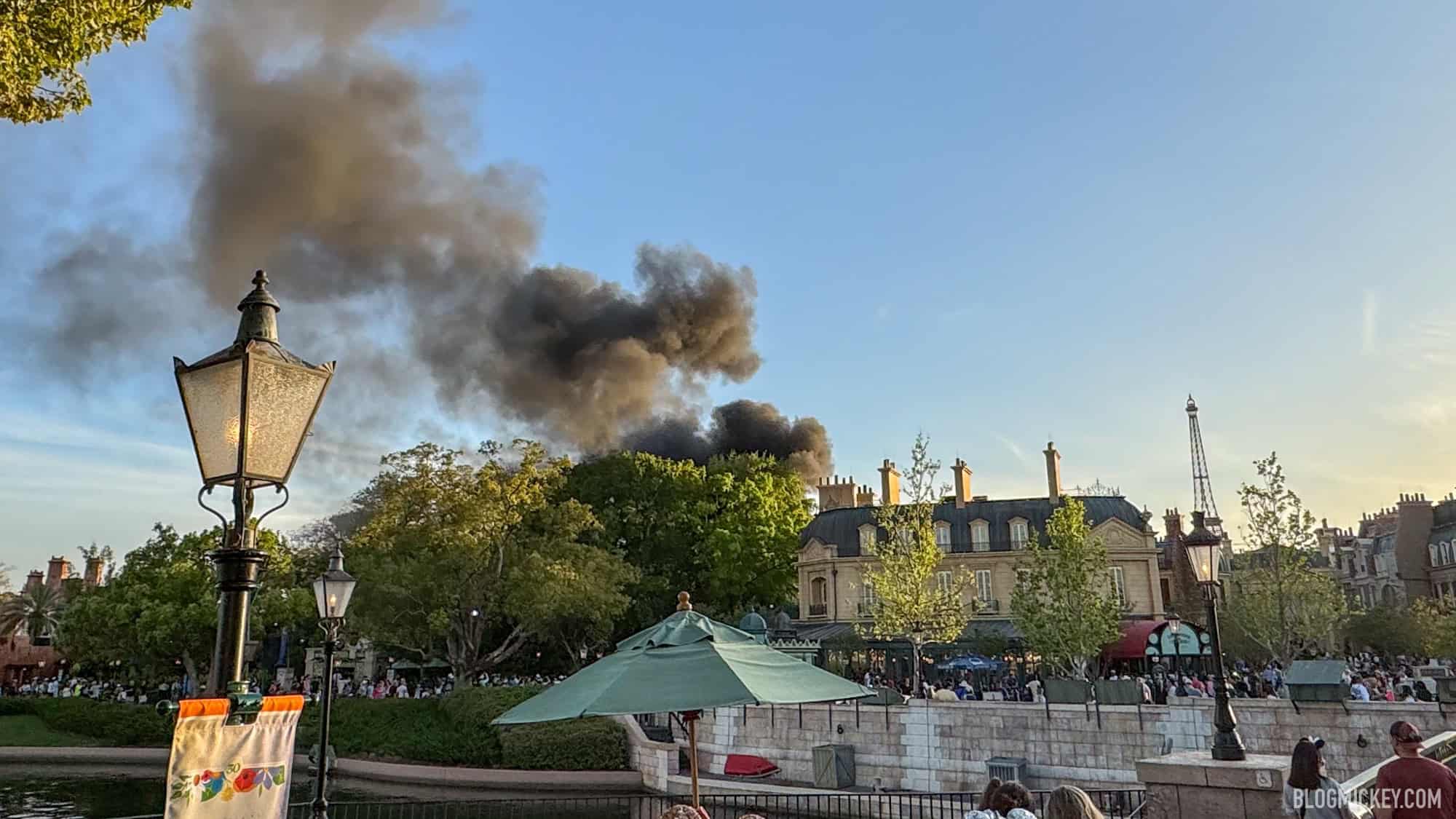 Massive Fire Spotted in EPCOT’s France Pavilion