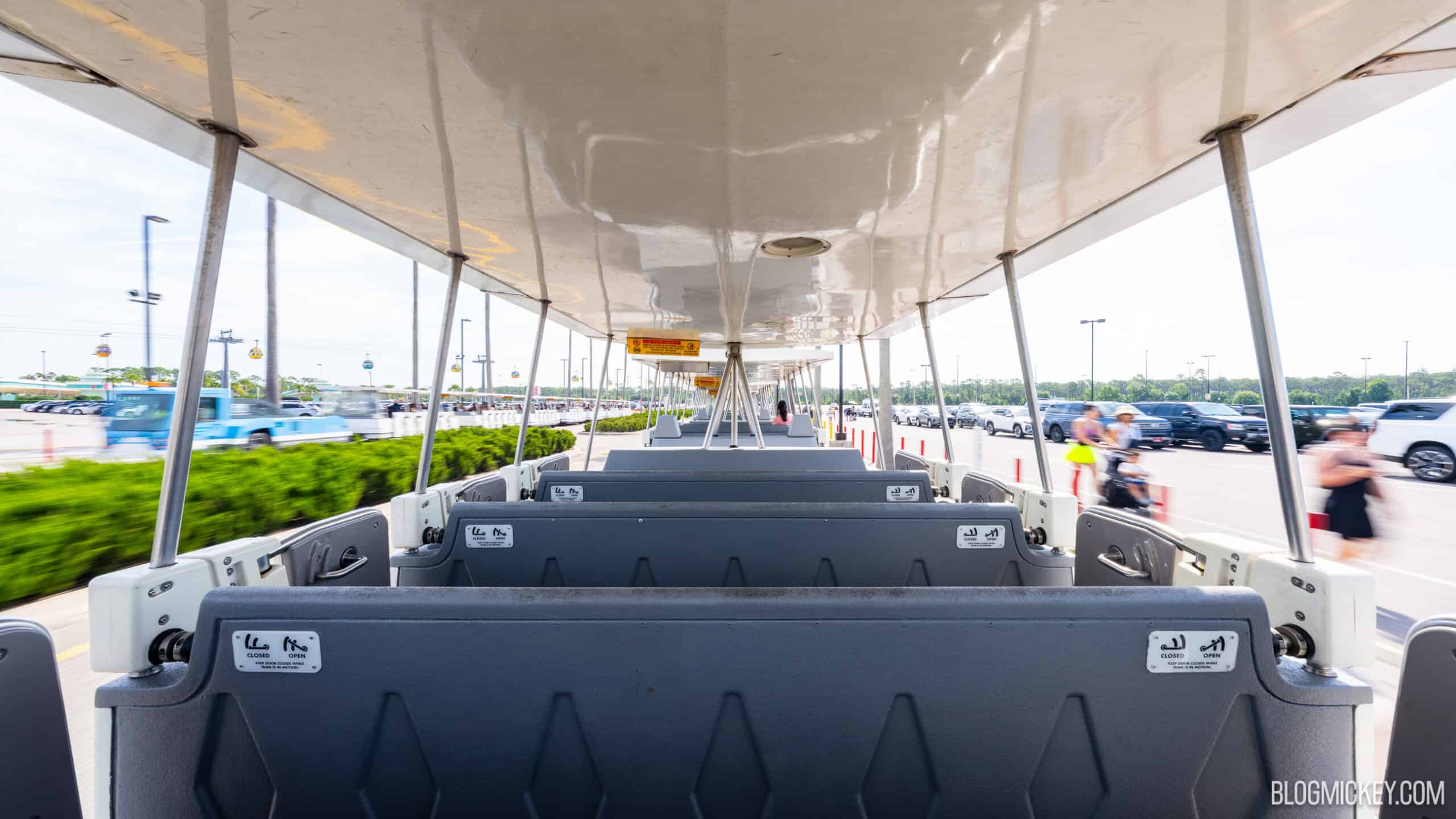 Walt Disney World Parking Lot Trams Now Playing Pre-Boarding Automated ...