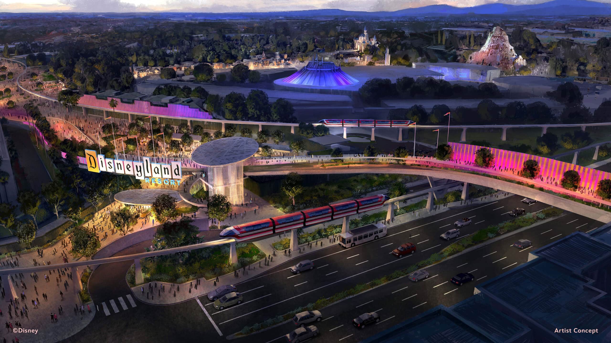 Disneyland to Close Cast Member Parking Lot This Month for Construction ...