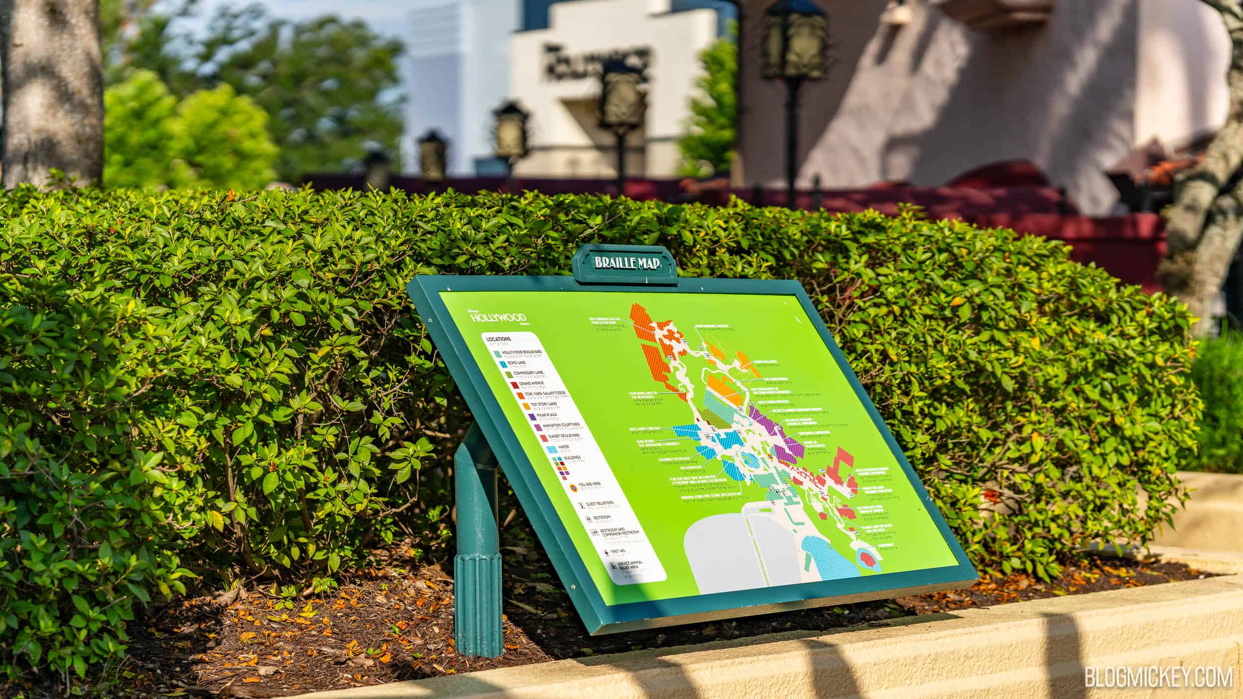 New Design Debuts for Hollywood Studios Braille Map, Muppets Courtyard ...