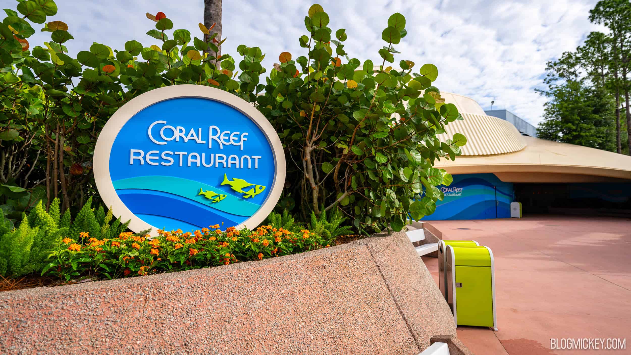 New Coral Reef Sign Installed at EPCOT
