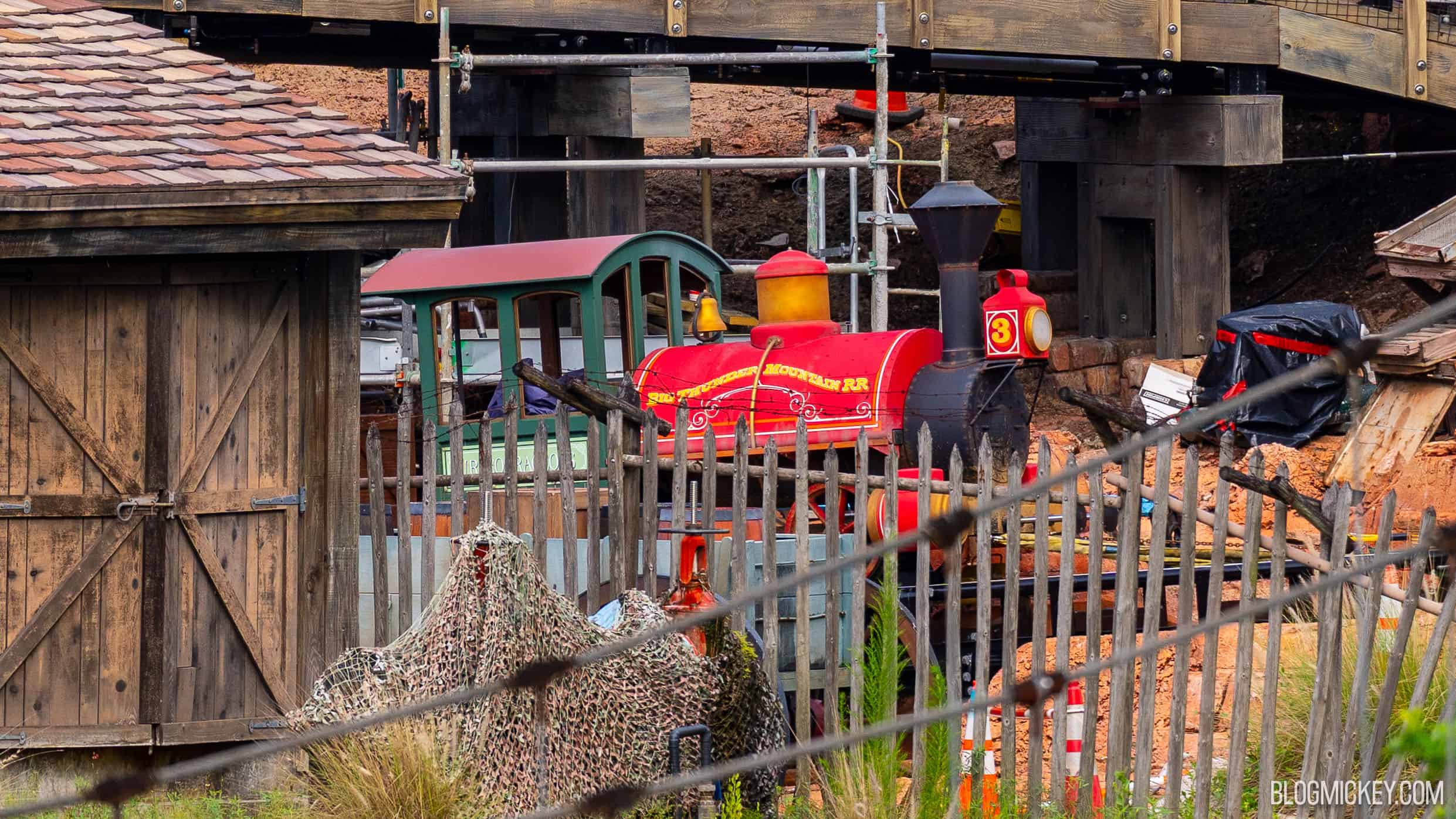 Ride Vehicle Push-Pull Testing Underway at Big Thunder Mountain Railroad