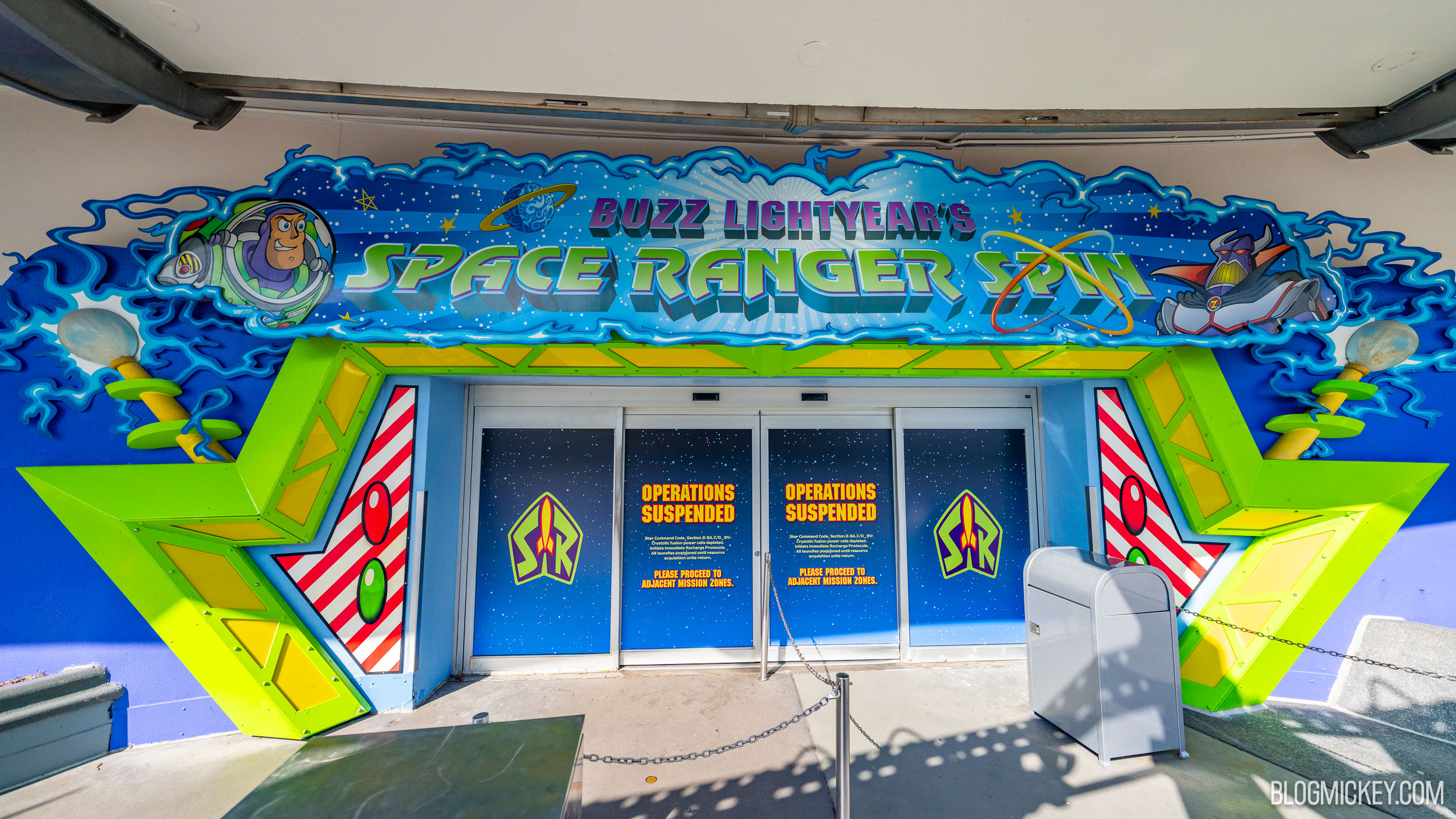 PHOTOS: Buzz Lightyear's Space Ranger Spin Closed for Lengthy Refurbishment at Magic Kingdom
