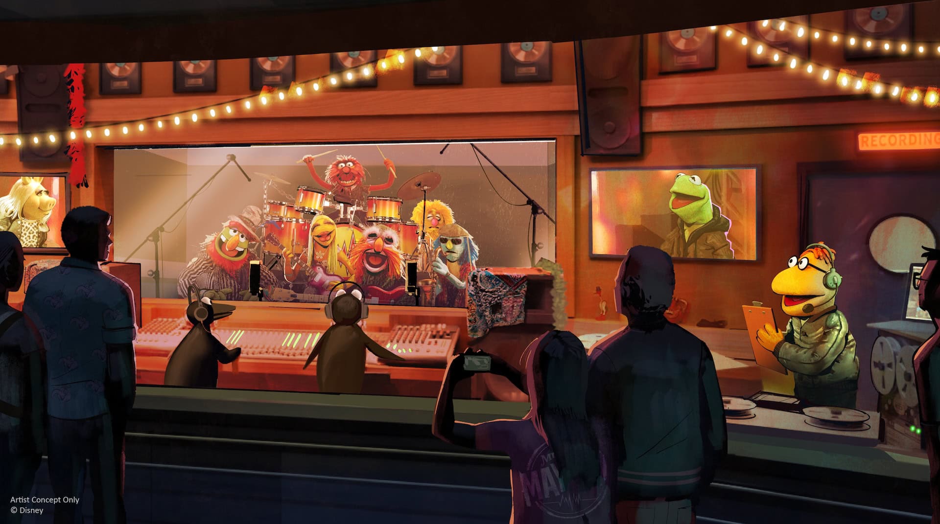 CONCEPT ART: Muppets Retheme of Rock 'n' Roller Coaster in 2026