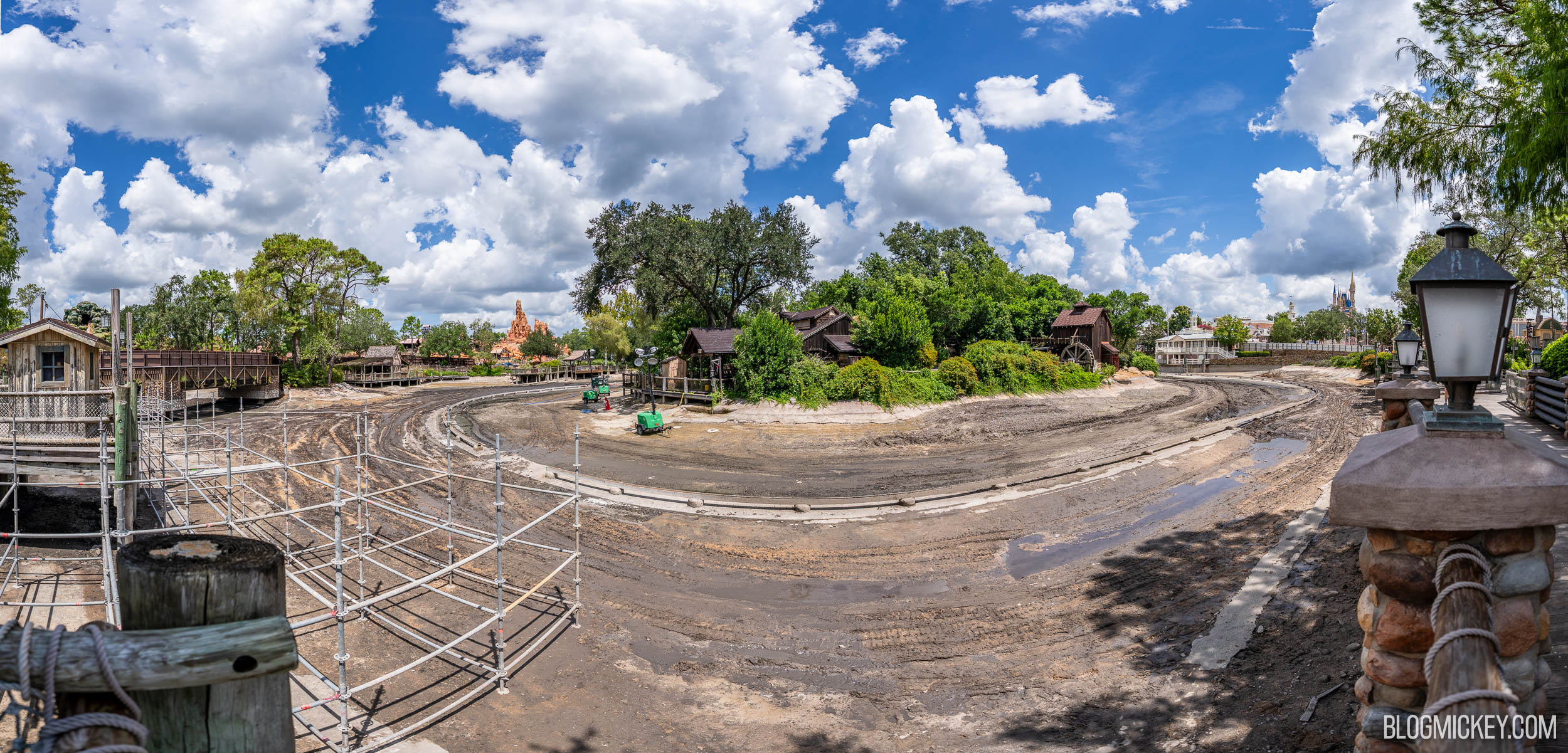 Disney Begins Work to Block Views of Rivers of America, Tom Sawyer ...