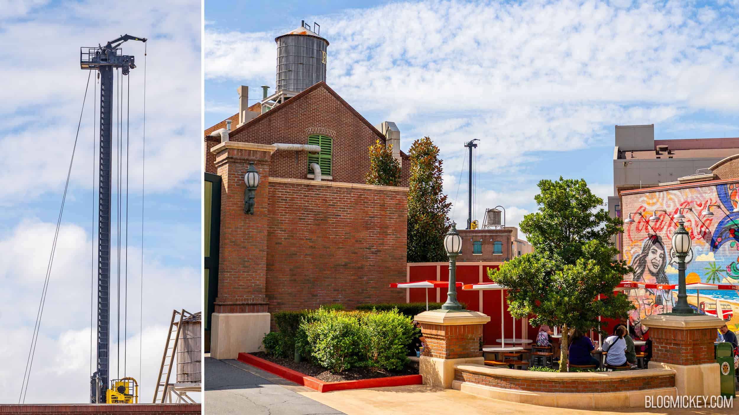 Foundation Drilling Rig Arrives for Monsters Inc. Roller Coaster ...