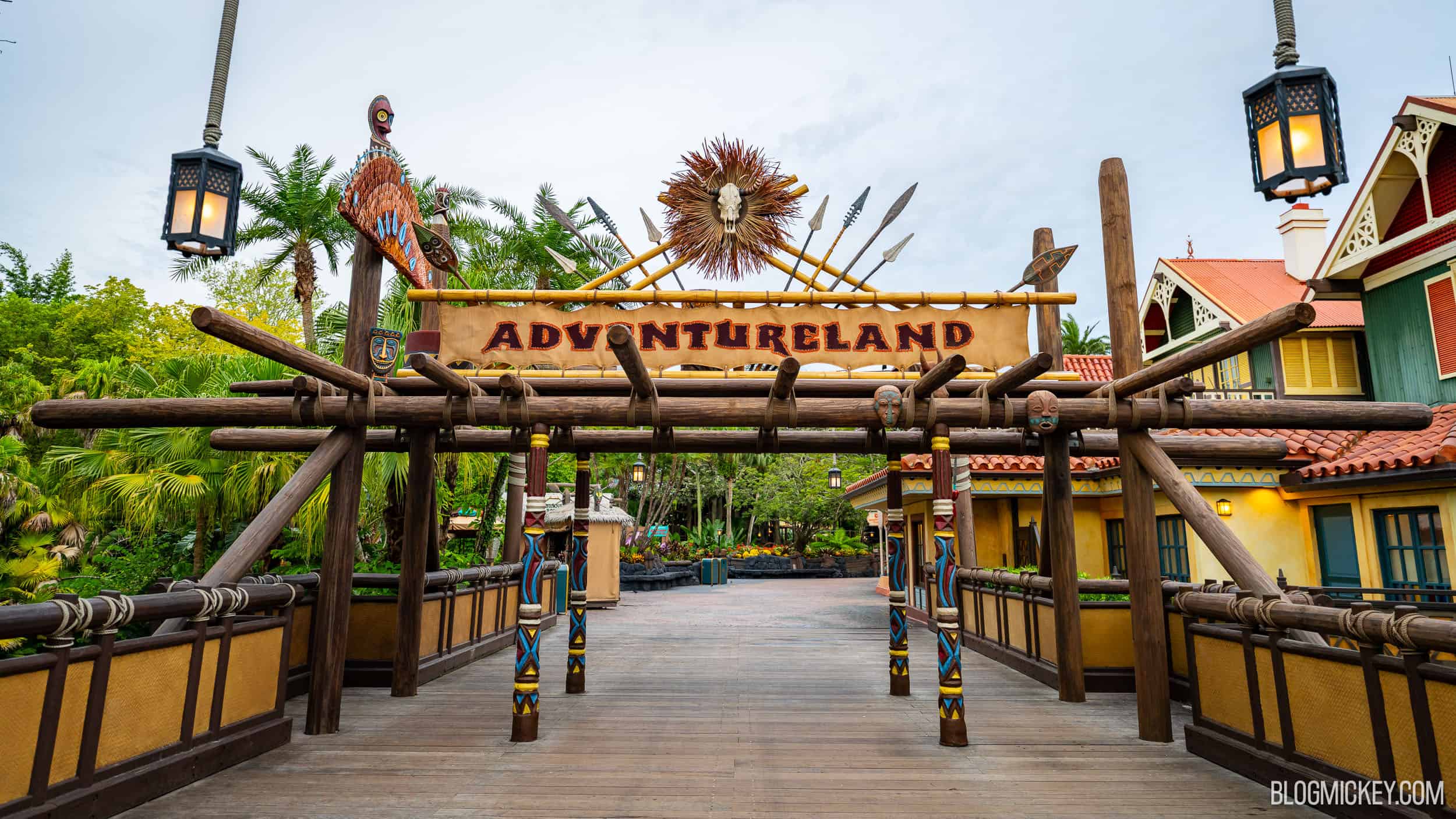 Adventureland Sign Returns to Magic Kingdom Following Entrance ...