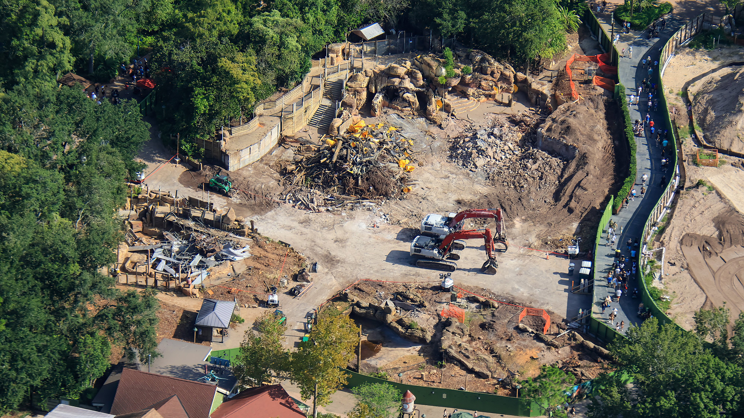 Aerial Photos Reveal Demolition of 'The Boneyard' at Disney's Animal ...