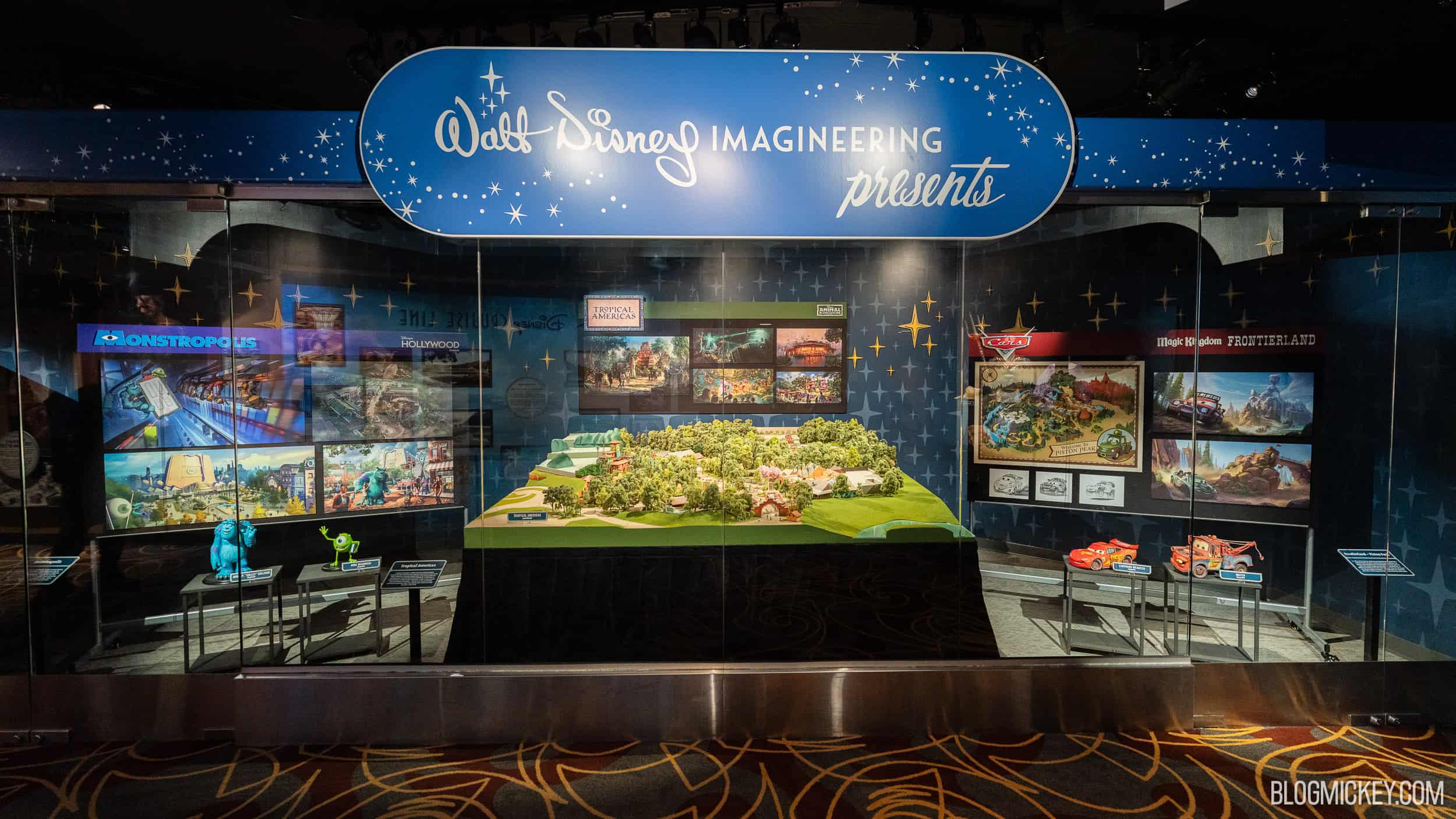 New Walt Disney Imagineering Display Showcases Tropical Americas Model ...