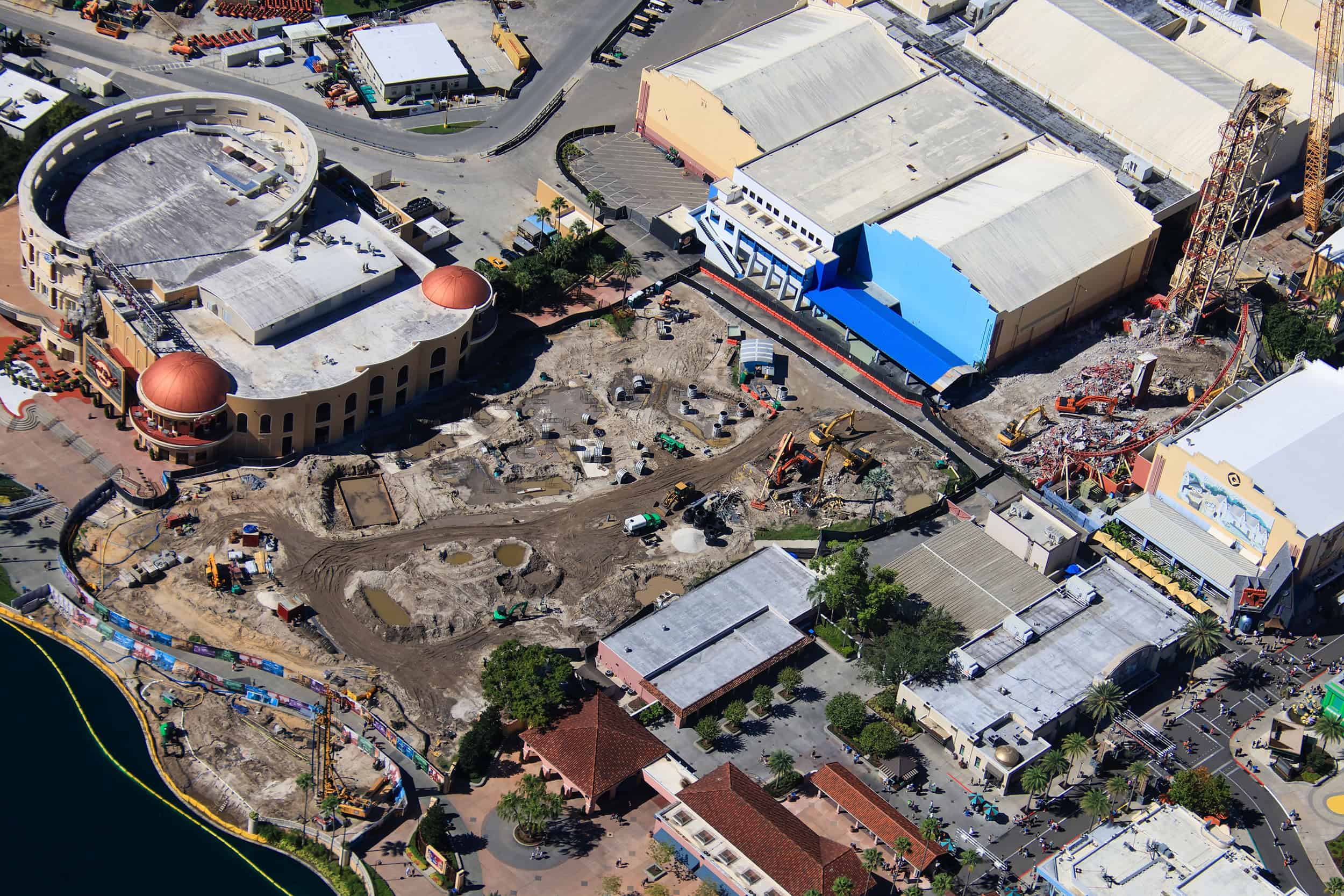 Universal Begins Building New Attraction While Still Demolishing Former ...