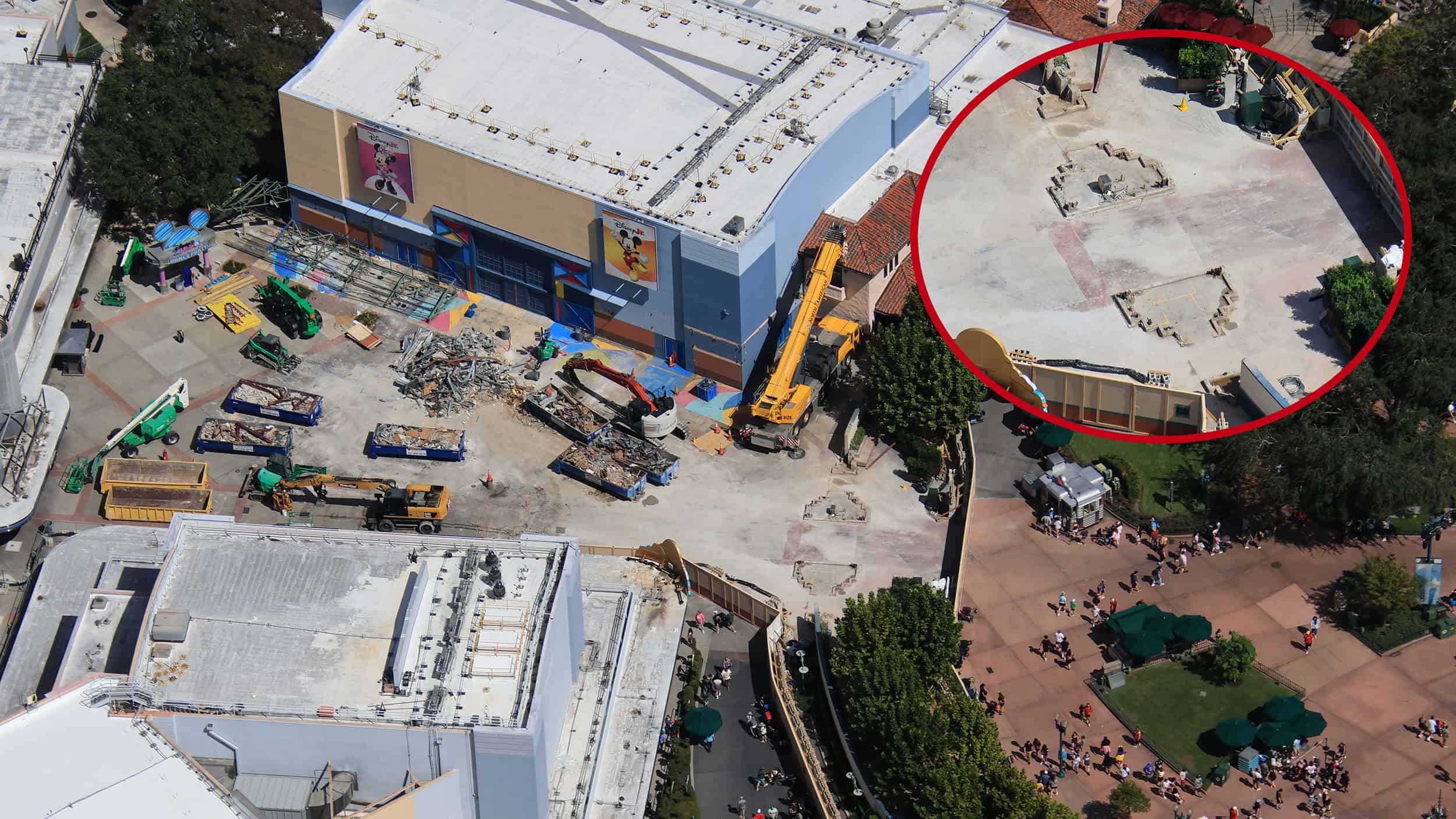 Aerial Photos Reveal Hollywood Studios Archway Fully Demolished & More ...