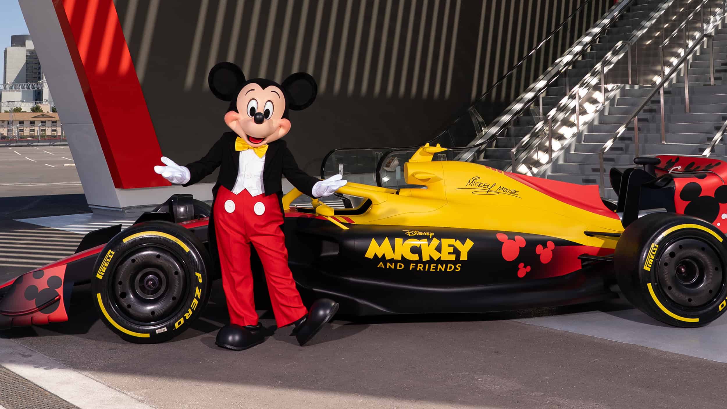 Mickey Mouse Heads to Las Vegas for Formula 1, Including Maestro Mickey ...