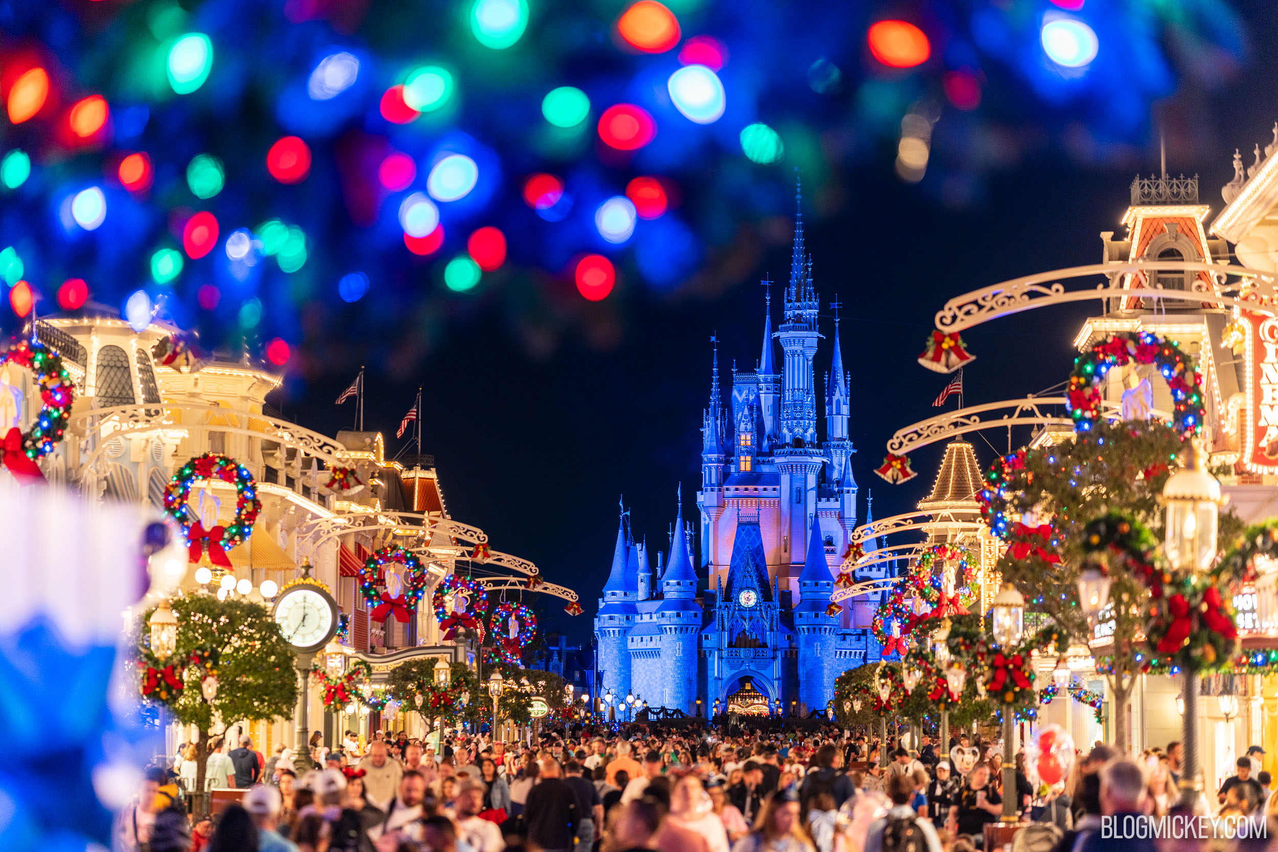 PHOTOS: Christmas Decorations Shine Bright on Main Street USA