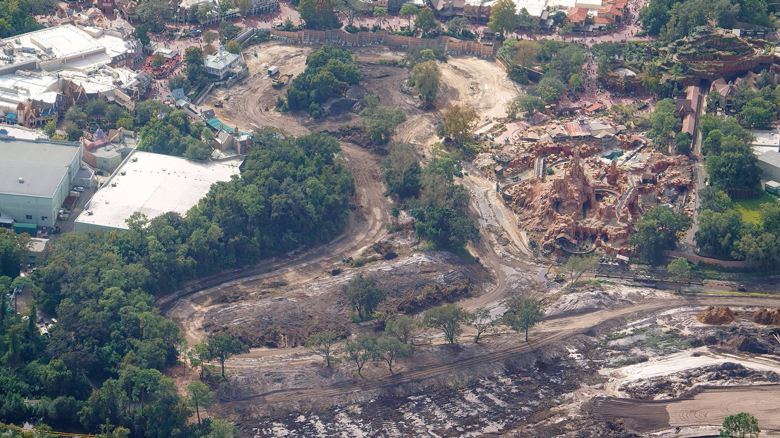 Aerial Photos Reveal Extensive Demolition of Tom Sawyer Island at Magic ...