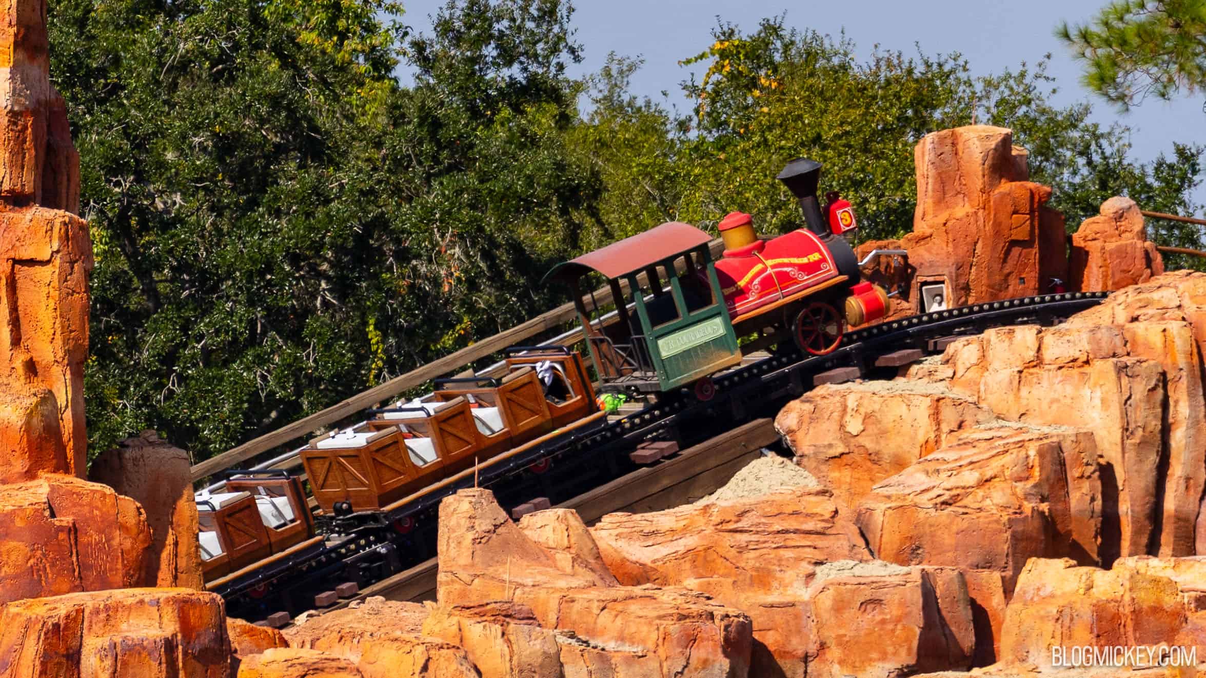 Big Thunder Mountain Railroad Ride Testing Underway at Magic Kingdom