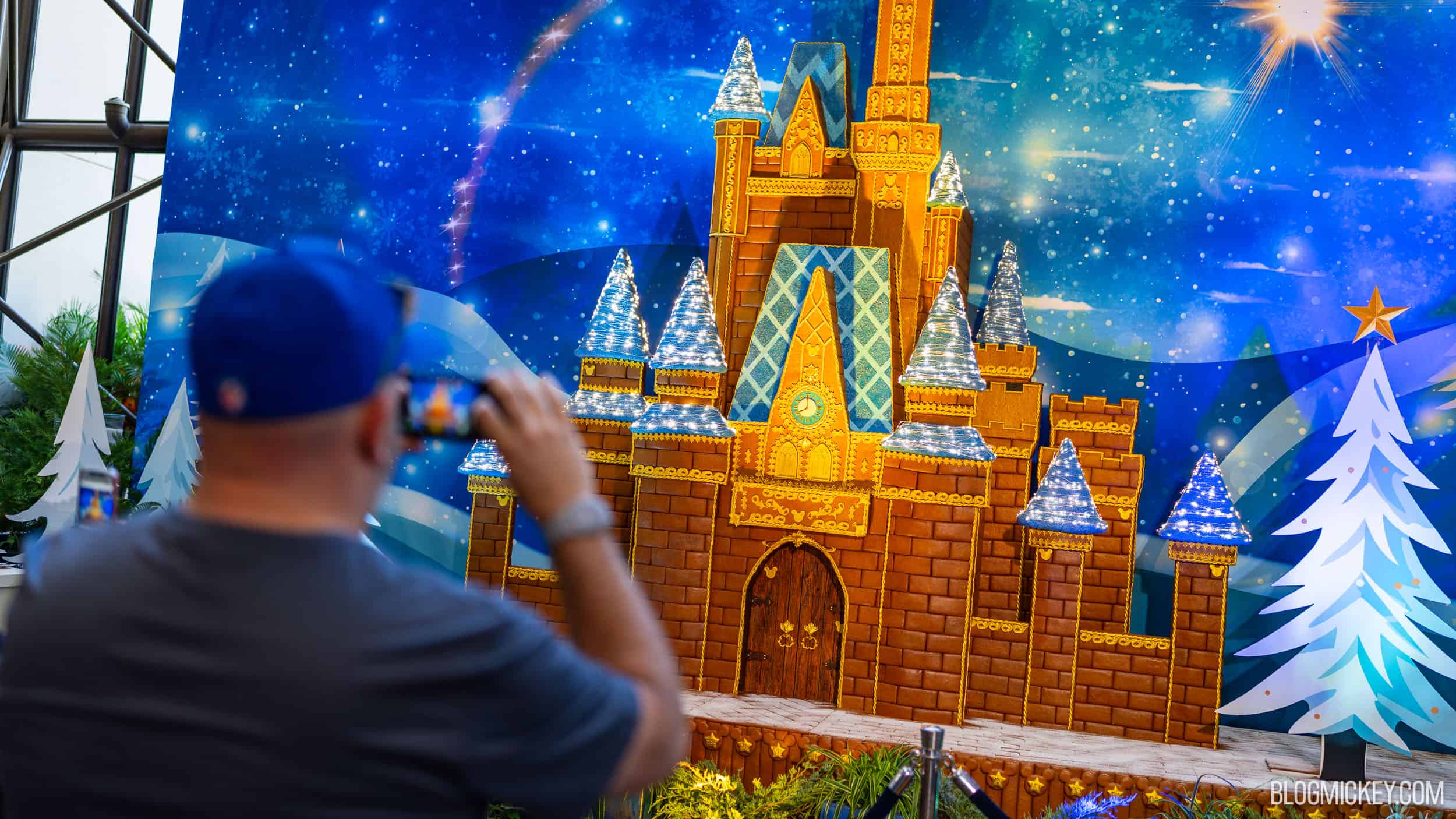Cinderella Castle Dream Lights Gingerbread House Returns to Disney's ...