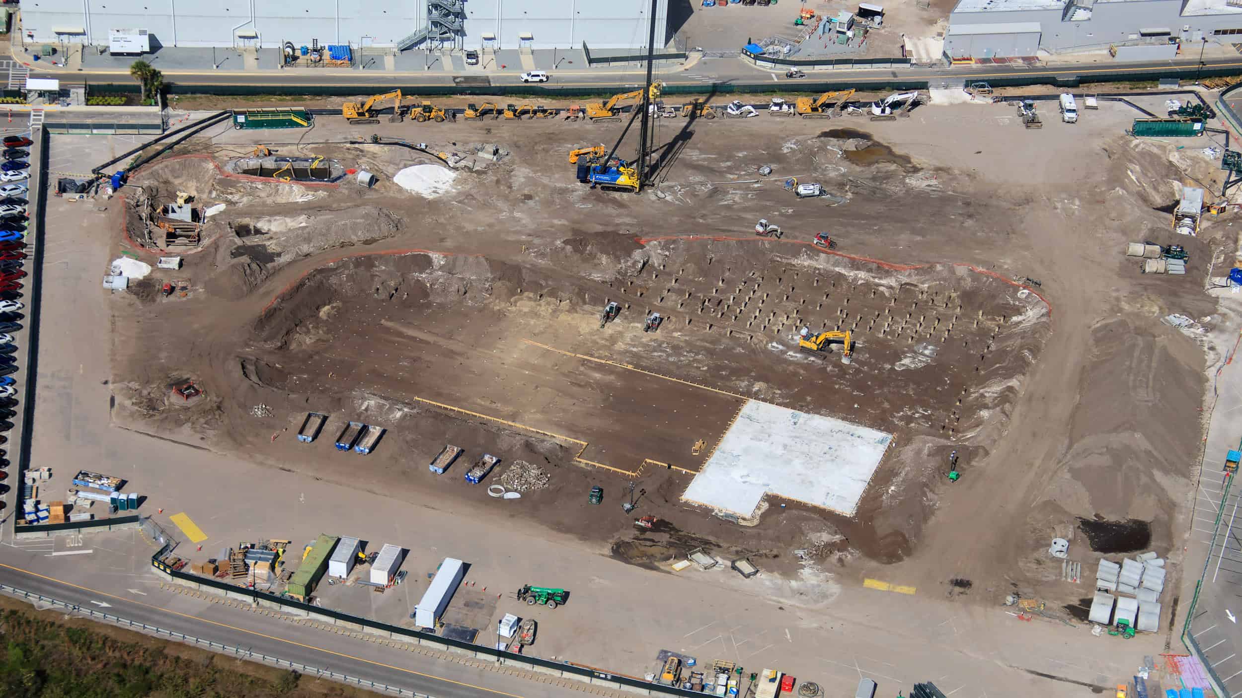 Disney Begins Pouring Foundation for New Monsters Inc. Roller Coaster ...