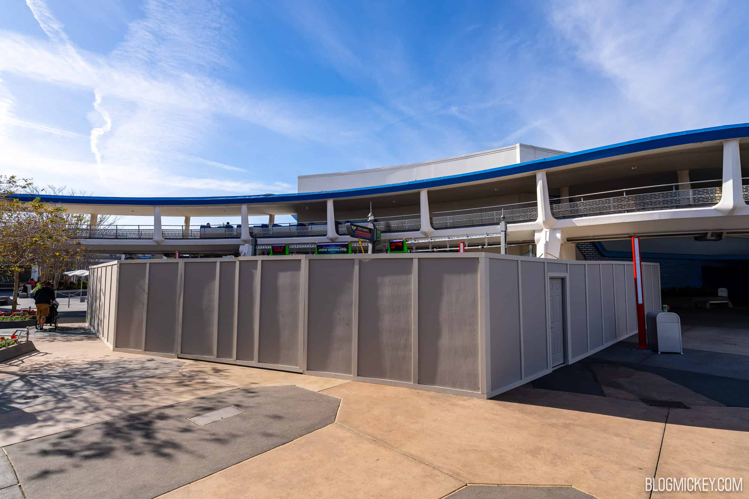 Construction Walls Arrive at Buzz Lightyear's Space Ranger Spin Ahead ...