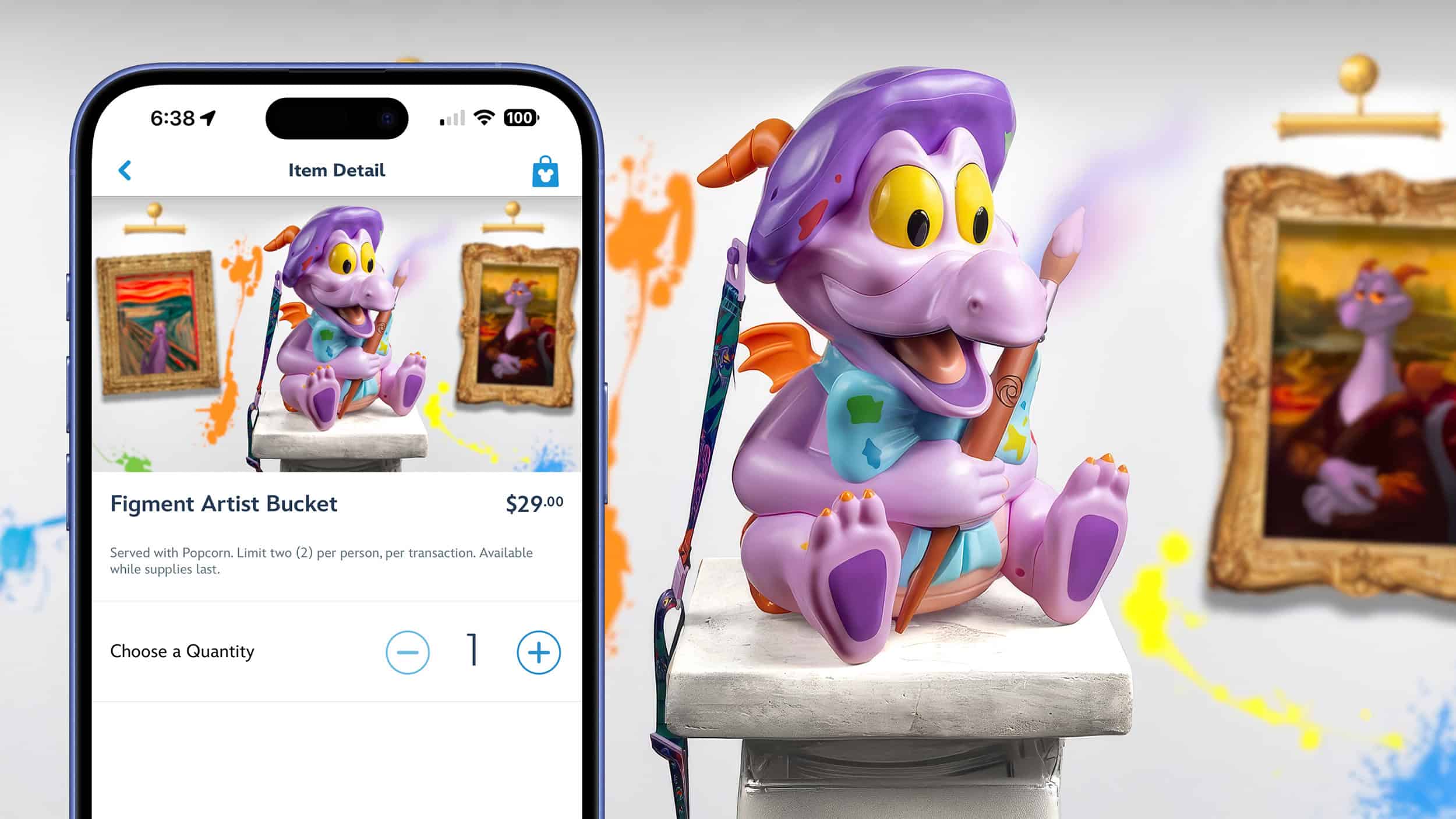 Step-by-Step Guide: How to Purchase the Figment Artist Popcorn Bucket ...