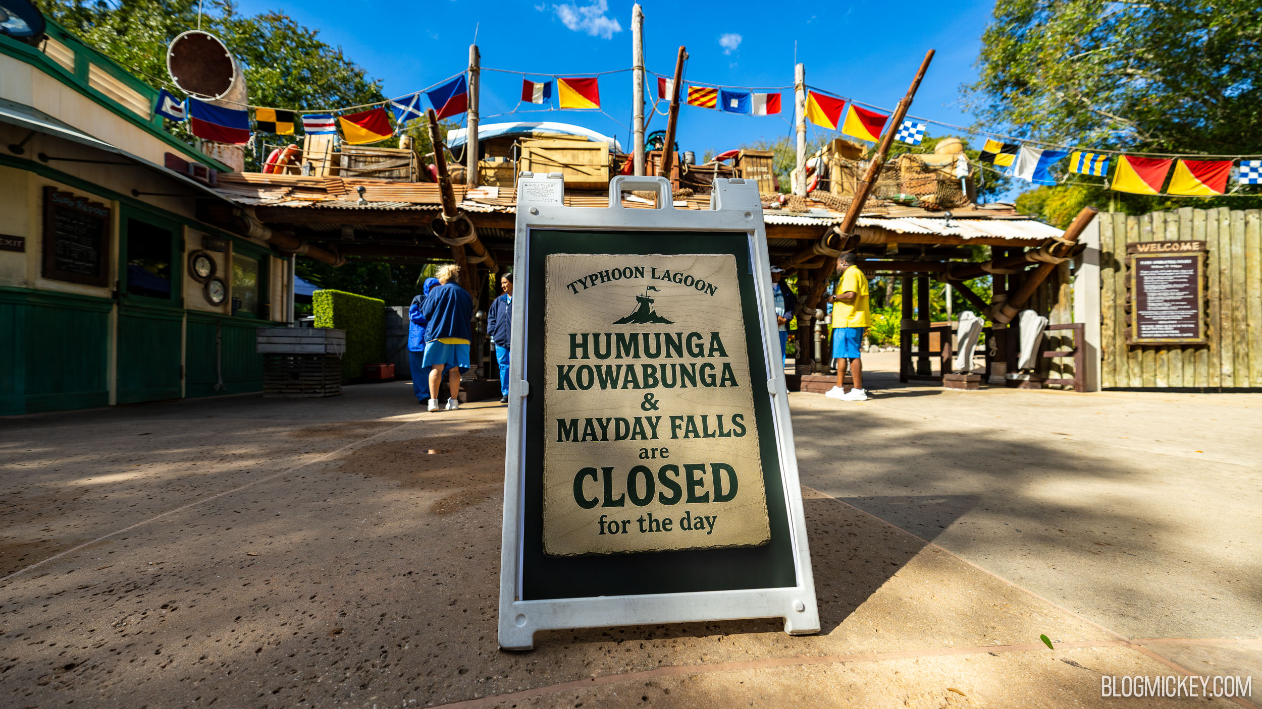 Humunga Kowabunga, Mayday Falls Slides Closed Indefinitely at Typhoon ...