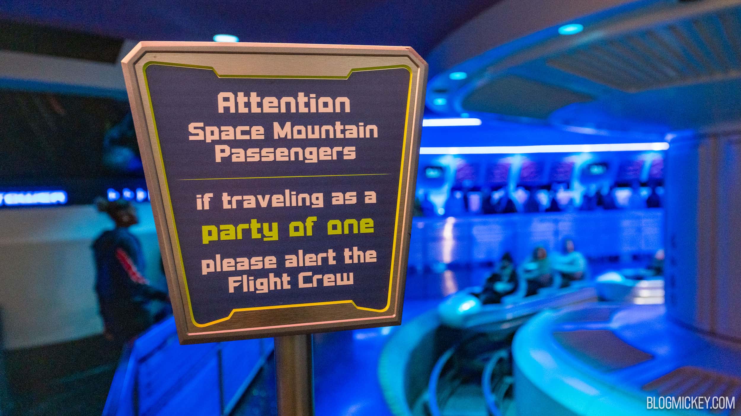 Space Mountain Offers Single Rider Queue During Extremely Limited Test