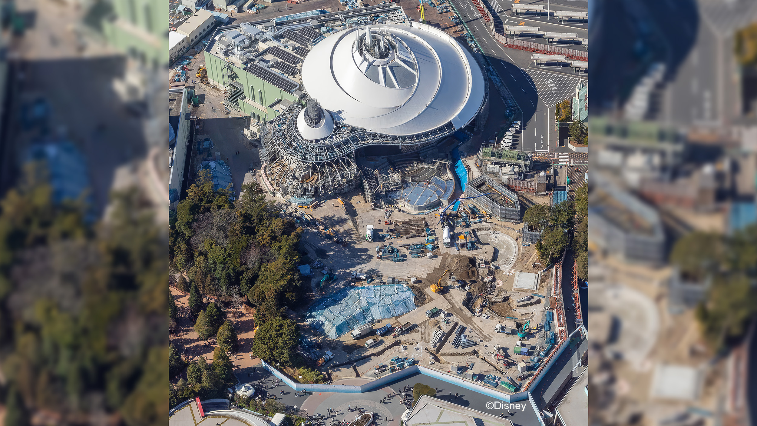 Tokyo Disney Resort Shares Aerial Photo of New Space Mountain ...