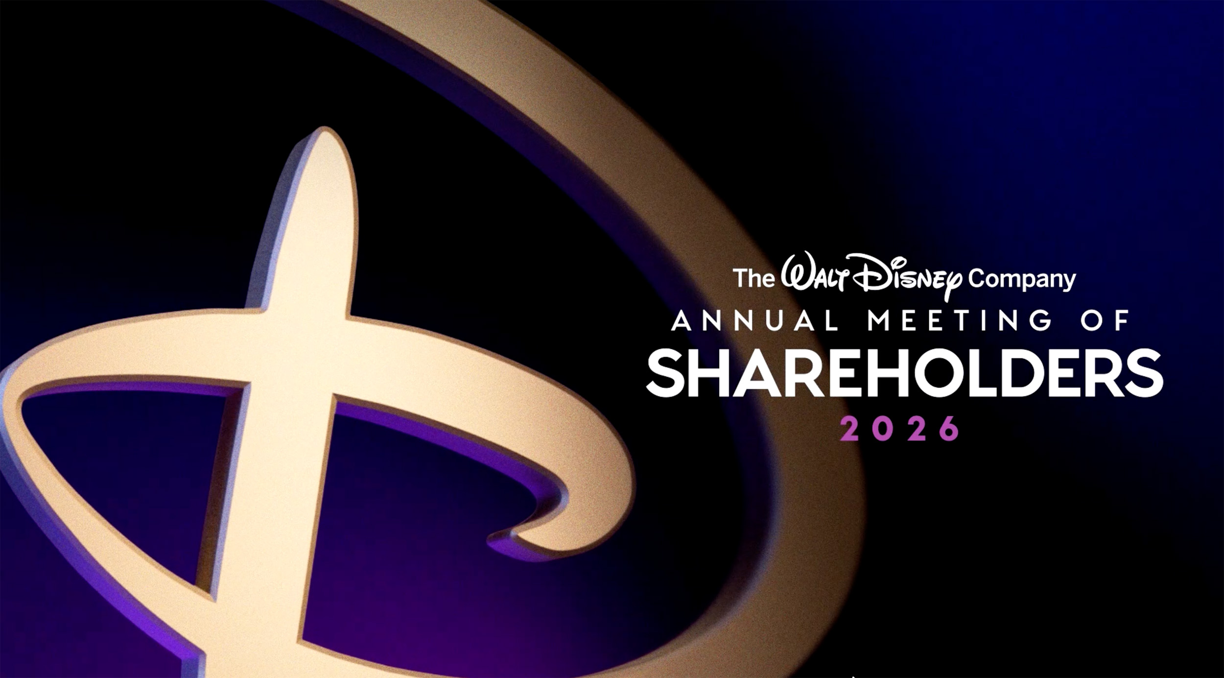 How to Watch the 2026 Disney Shareholder Meeting