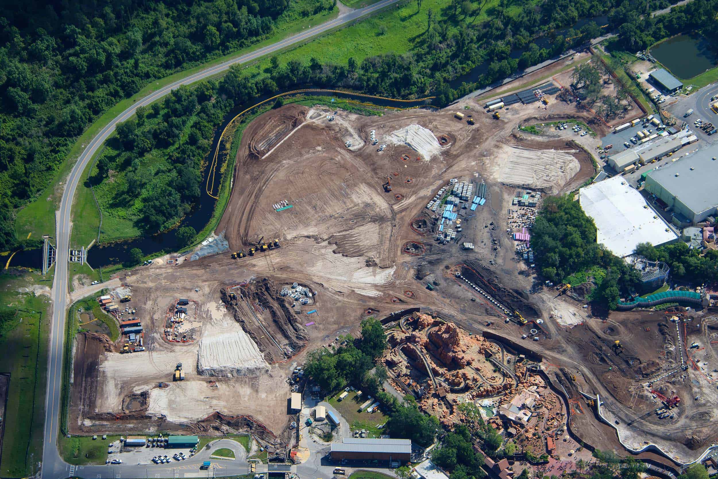 Site Work Begins for Villains Land Show Buildings